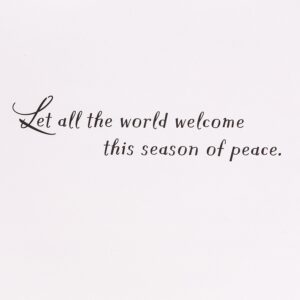 Hallmark UNICEF Boxed Christmas Cards, Peace On Earth Dove (12 Cards and 13 Envelopes) (1XPX2022)