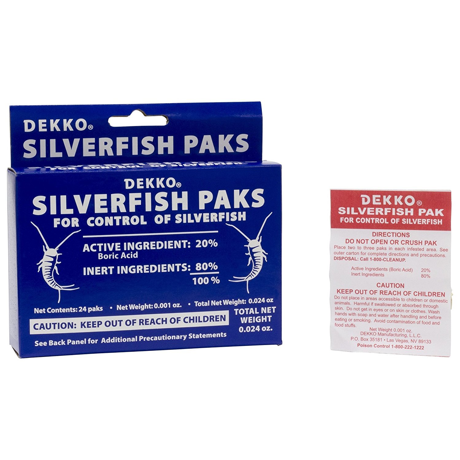 Dekko Silverfish Paks (Pack of 2)