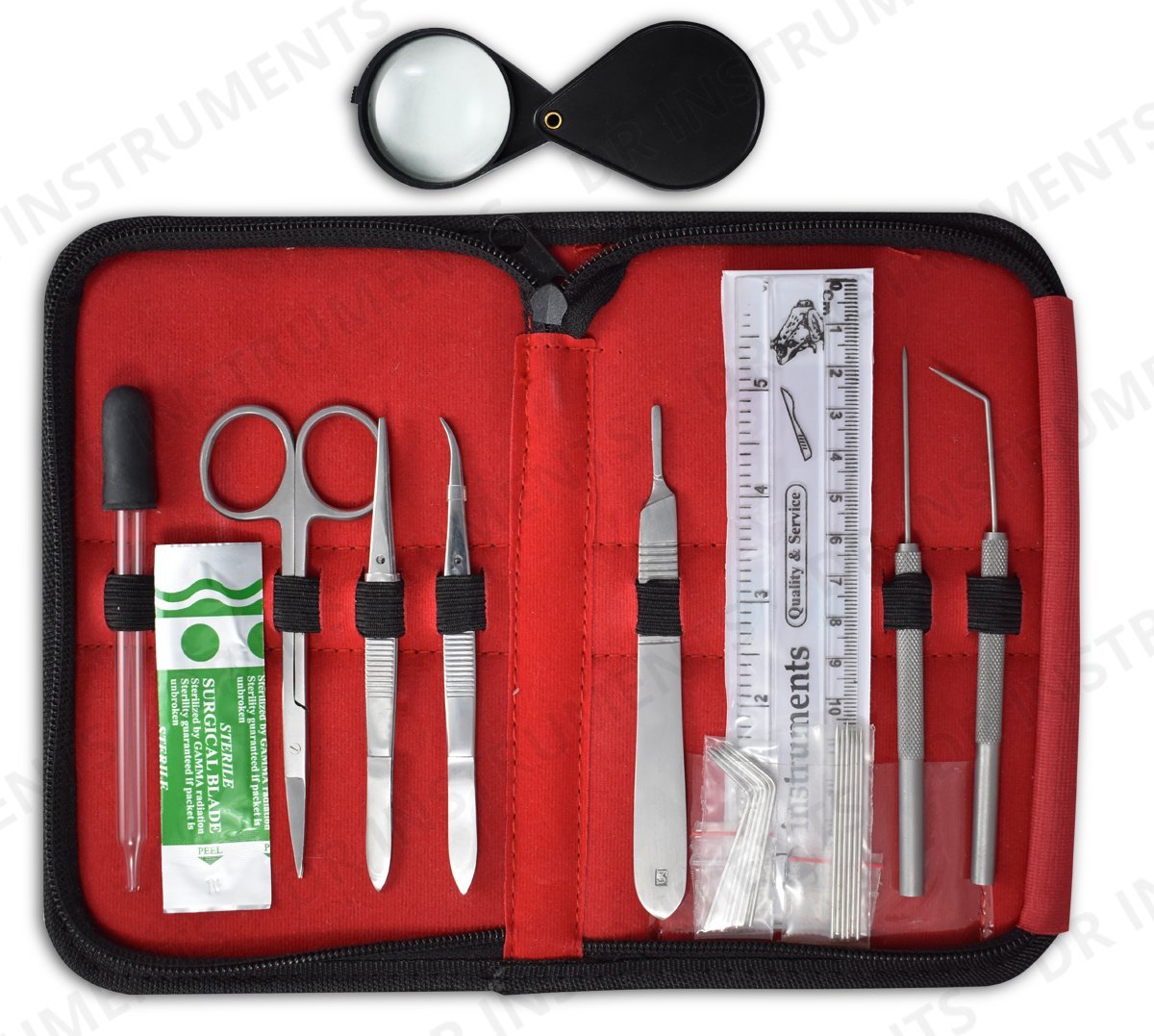 DR Instruments Plant Study & Plant Research Kit, 22 PC - Botany Dissection kit for Lab and Field Study