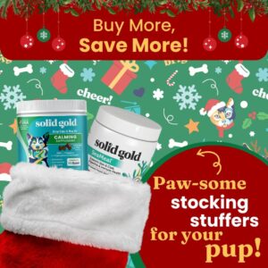 Solid Gold SeaMeal Cat & Dog Food Topper - Kelp Powder Dog & Cat Multivitamin - Omega 3 & Digestive Enzymes for Skin & Coat, Gut + Immune Support - 5 oz