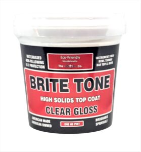 crystalac brite tone high solids polyurethane instrument finish 16 oz pint (clear gloss)