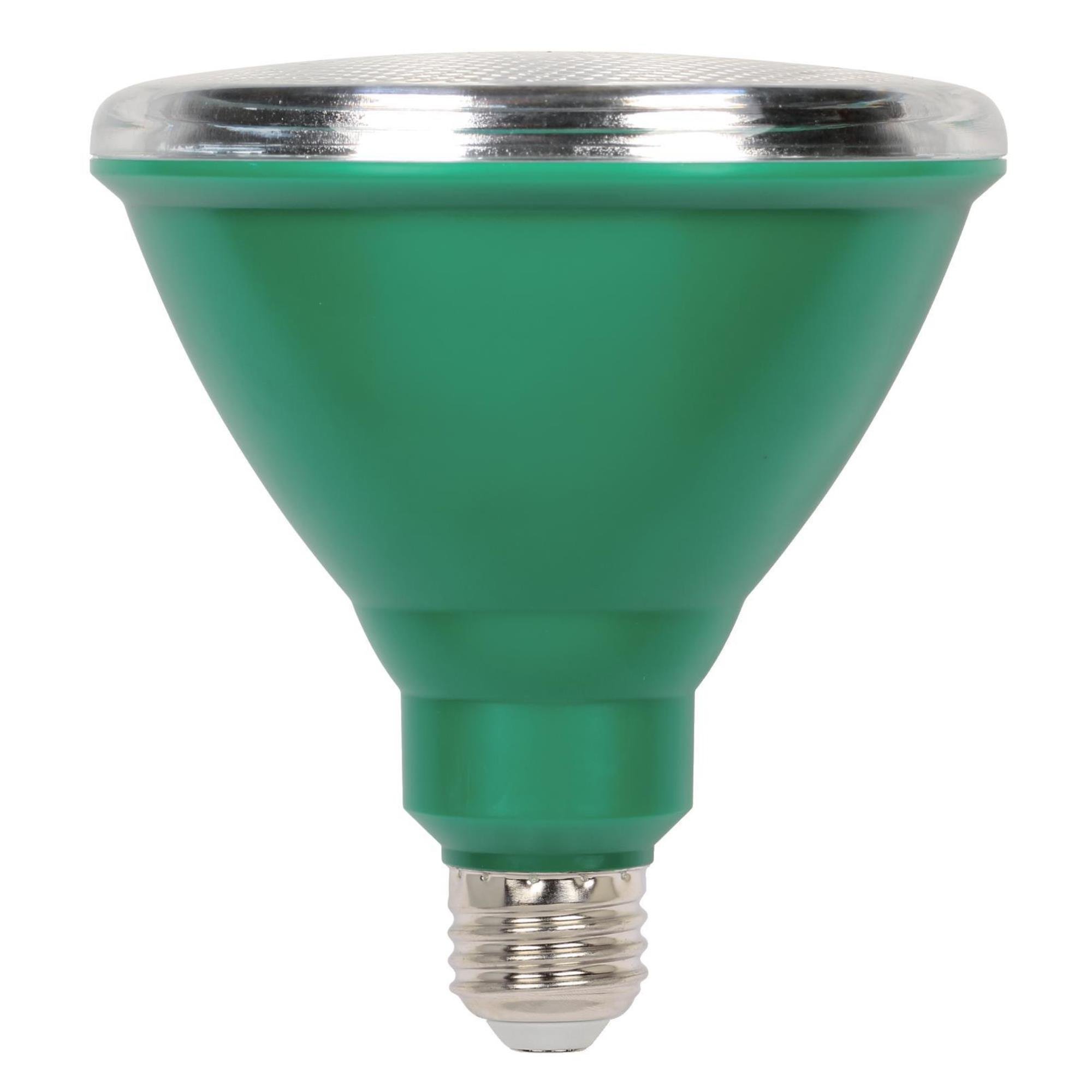 Westinghouse 3314900 100-Watt Equivalent PAR38 Flood Green Outdoor Weatherproof LED Light Bulb with Medium Base, Single Green 33149