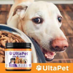 CurcuminPro® UltaPet™ Hip & Joint Dog Food Topper, Natures Joint & Hip Inflammation Support with Curcumin, Supports Healthy Cognitive & Immune Functions. (60 Servings)