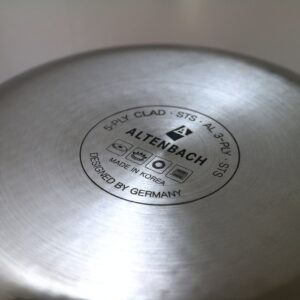 Altenbach Non-stick Stainless Steel Wok Pan, 5-Layers (28 cm)