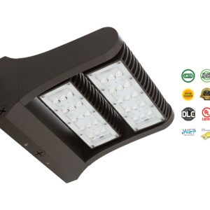 Westgate Lighting Rotatable LED Wall Packs 360 Degrees - Outdoor Lights Parking Yard - Waterproof IP65 - UL Listed - High Lumen 120-277V (80 Watt 3000K Warm White)