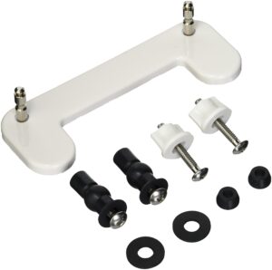 american standard 760234-100.0200a repair parts bottom and top mtg kit with bar hinge, white