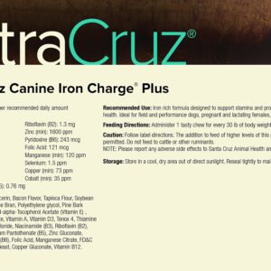 UltraCruz Canine Iron Charge Plus Supplement for Dogs, 60 Tasty Chews