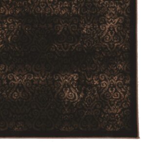 Linon Vintage Collection Illusion Synthetic Rugs, 5' x 7'6", Brown