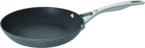 ballarini 75001-762 torino frying pan, 9.4 inches (24 cm), made in italy, induction compatible, granitium, 5-layer coating