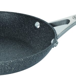 Ballarini 75001-762 Torino Frying Pan, 9.4 inches (24 cm), Made in Italy, Induction Compatible, Granitium, 5-Layer Coating