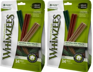 (2 pack) whimzees natural grain free dental dog treats stix, size small2