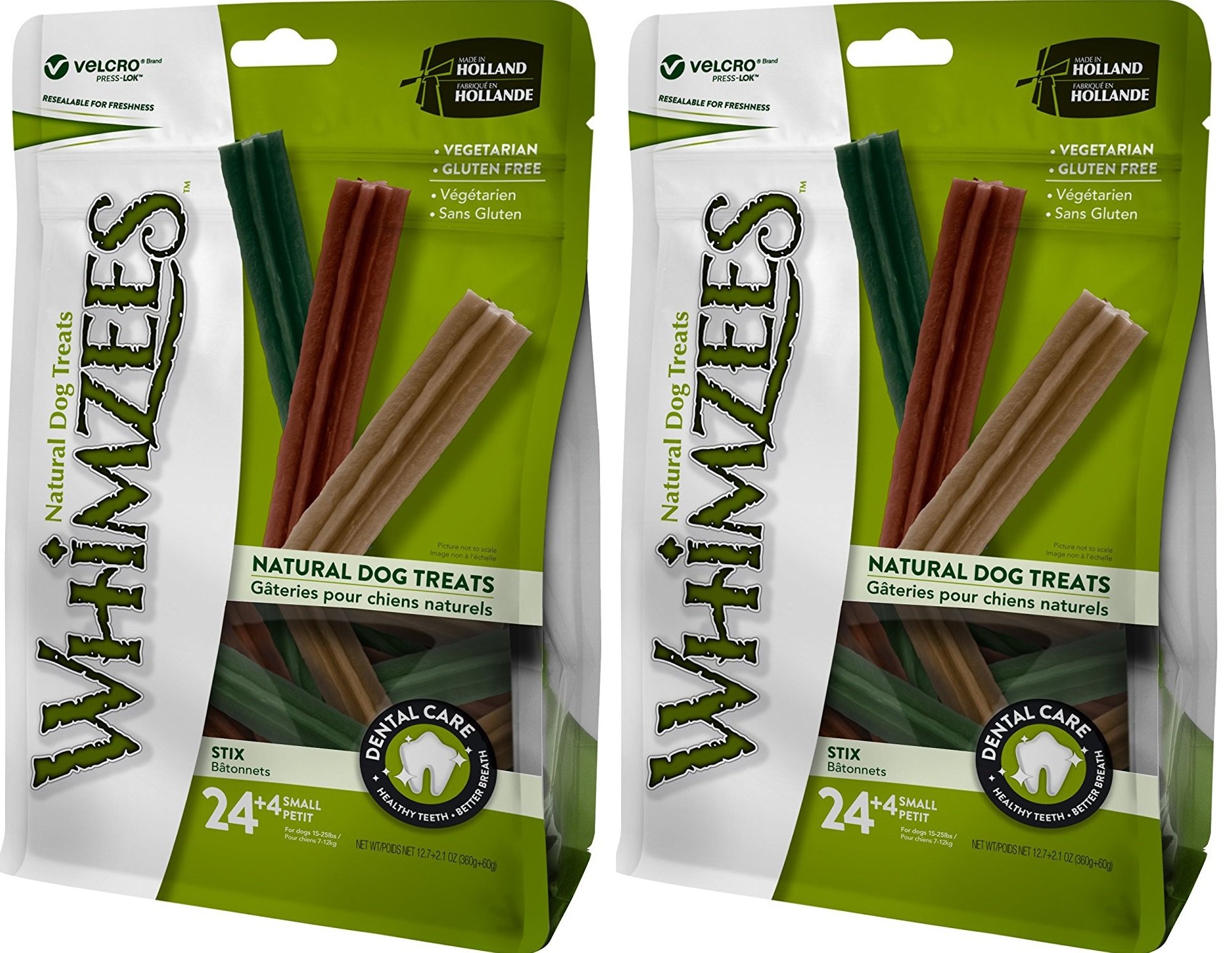 (2 Pack) Whimzees Natural Grain Free Dental Dog Treats Stix, Size Small2