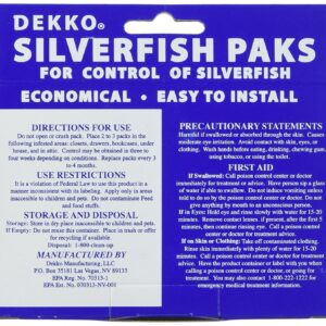 Dekko Silverfish Paks (Pack of 2)