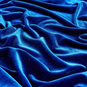 Stretch Velvet Royal, Fabric by the Yard