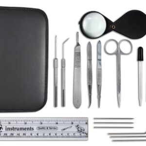 DR Instruments Plant Study & Plant Research Kit, 22 PC - Botany Dissection kit for Lab and Field Study