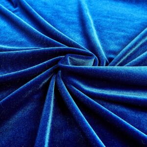 Stretch Velvet Royal, Fabric by the Yard