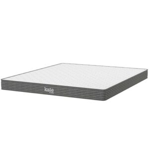 modway kate 6” king innerspring mattress - firm 6 inch king innerspring mattress- 10-year warranty