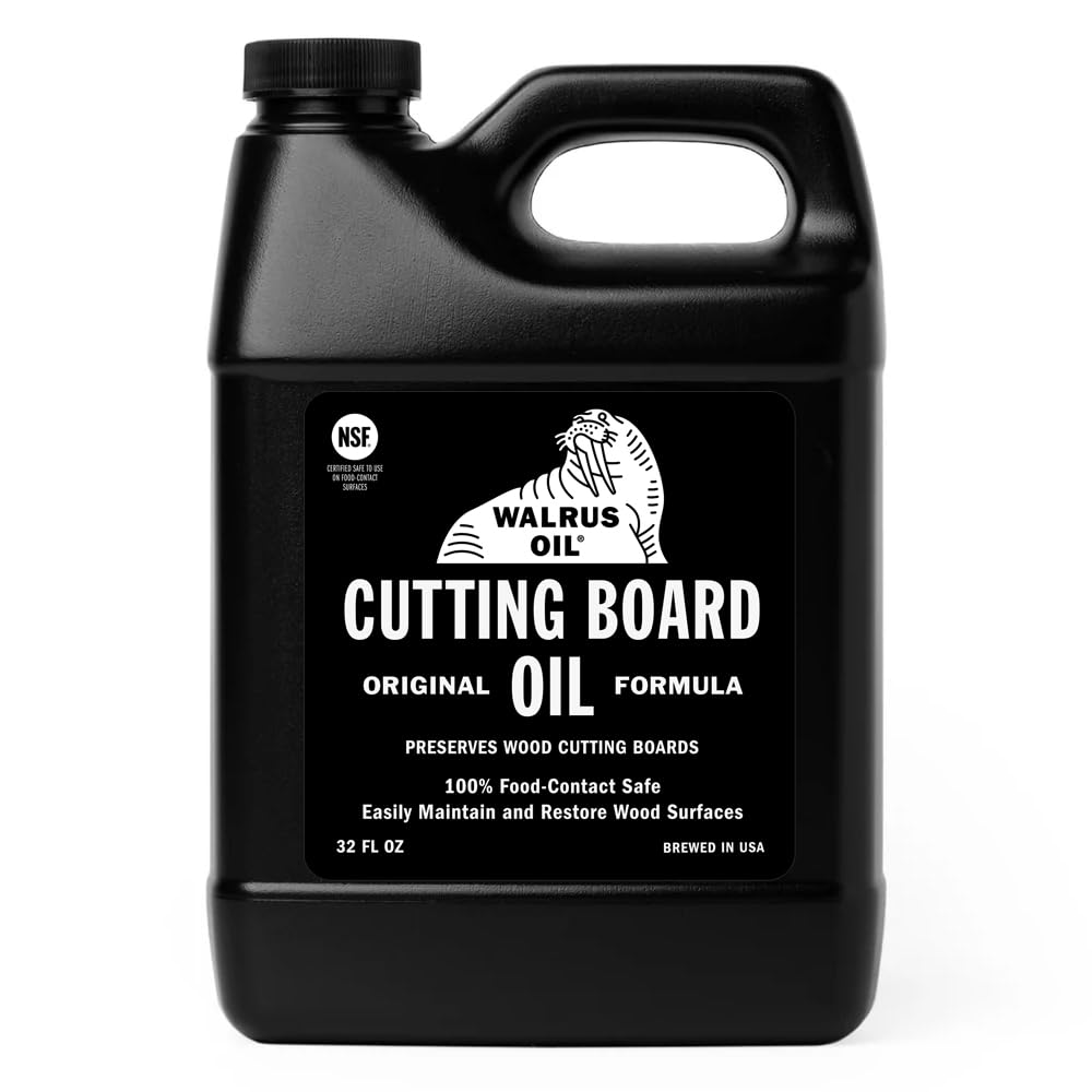 WALRUS OIL - Cutting Board Oil and Wood Butcher Block Oil, 32 oz Jug, Food-Safe