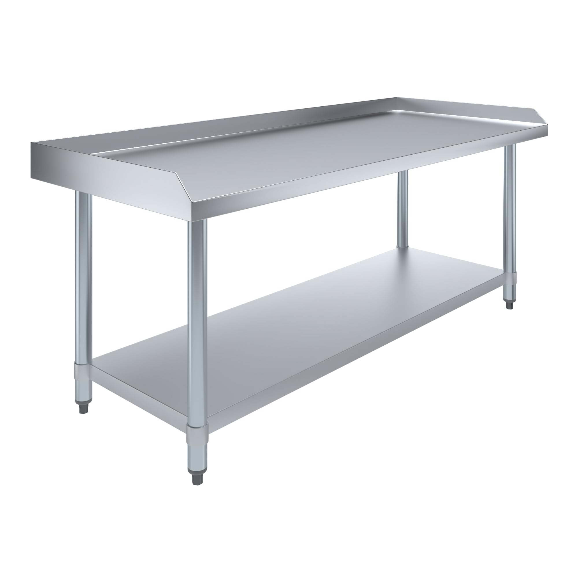 AmGood Stainless Steel Equipment Stand - Heavy Duty, Commercial Grade, with Undershelf, NSF Certified (24" Width x 60" Length)