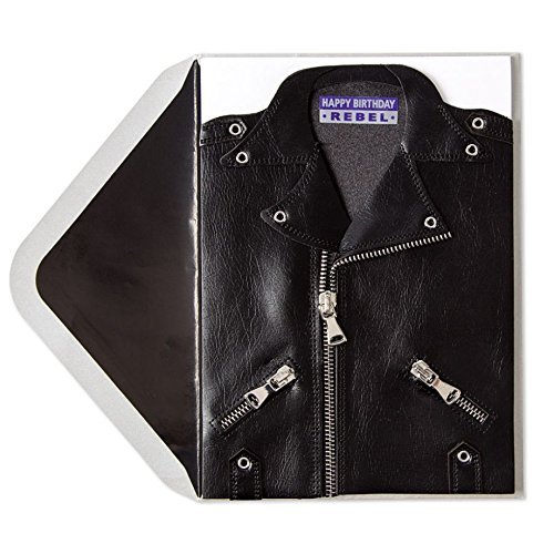 PAPYRUS Faux Leather Men's Birthday Card