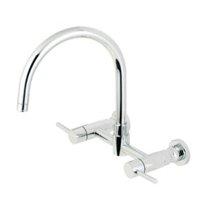 kingston brass ks8171dl concord kitchen faucet, polished chrome