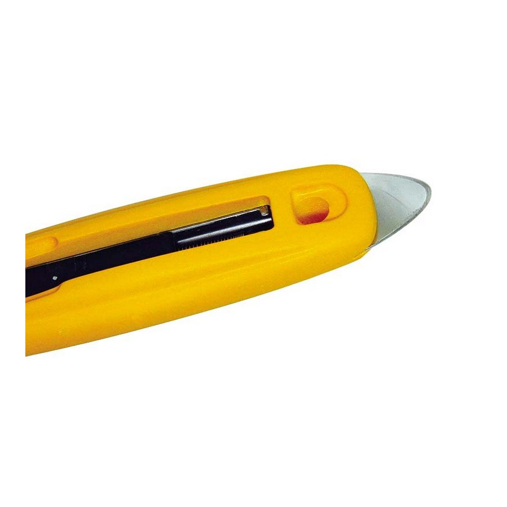 OLFA PRDO. 1086095 OLFA SK-9 Self-Retracting Safety Knife with Tape Slitter, 0.75" Cutting Depth, Yellow