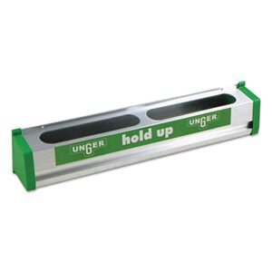 unger hu45 hold up aluminum tool rack, 18-inch, aluminum/green