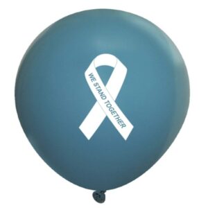 teal ribbon awareness balloon 15 fundraiser pack