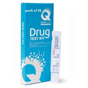 quickscreen single panel amphetamine drug test, 25