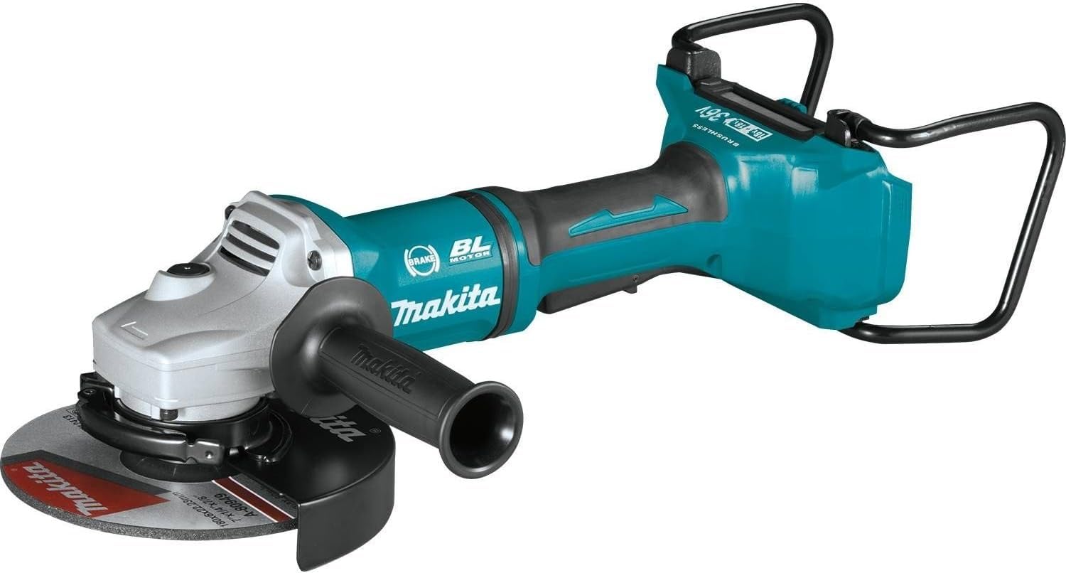 Makita XAG12Z1 18V X2 LXT Lithium-Ion 36V Brushless Cordless 7" Paddle Switch Cut-Off/Angle Grinder, with Electric Brake, Tool Only