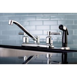 Kingston Brass FB112DL Concord 8" Centerset Kitchen Faucet, Polished Chrome