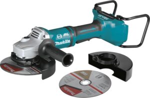 makita xag12z1 18v x2 lxt lithium-ion 36v brushless cordless 7" paddle switch cut-off/angle grinder, with electric brake, tool only