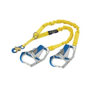 3m dbi-sala shockwave 2 100% tie-off rescue shock absorbing lanyard 1246418, yellow, 1 ea