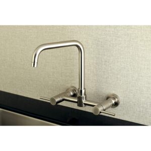 Kingston Brass KS8168DL Concord Kitchen Faucet, Brushed Nickel