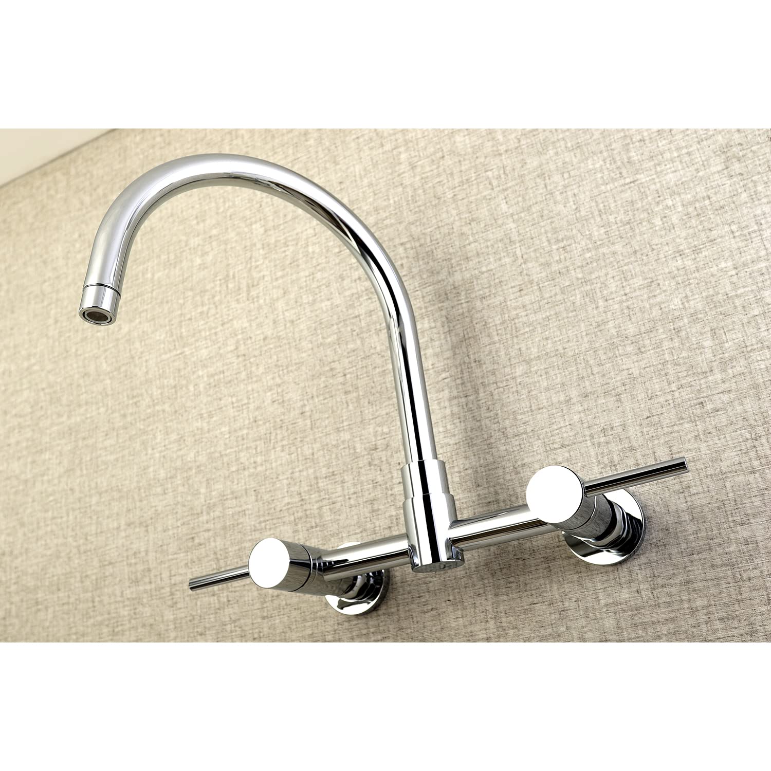 Kingston Brass KS8171DL Concord Kitchen Faucet, Polished Chrome