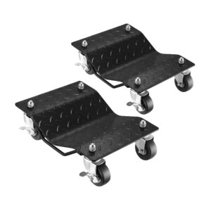 5052 pentagon tool | premium 2-pack | car tire dolly - tire skates