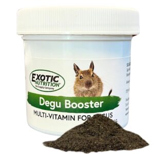 Degu Booster (2 oz.) - Complete Multivitamin - Powdered Vitamin & Mineral Supplement for Pet Degus