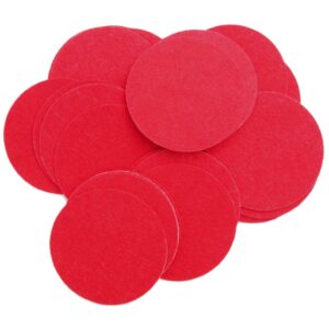 Playfully Ever After 5 Inch Red 15pc Stiff Felt Circles