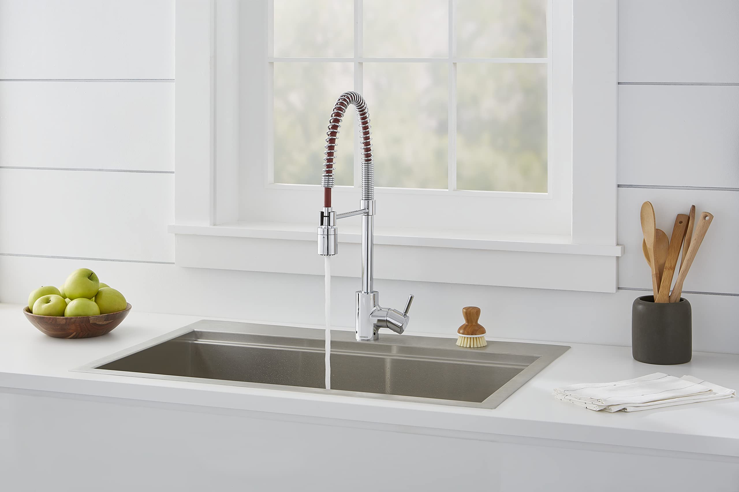 Gerber Plumbing The Foodie Single Handle Pre-Rinse Kitchen Faucet