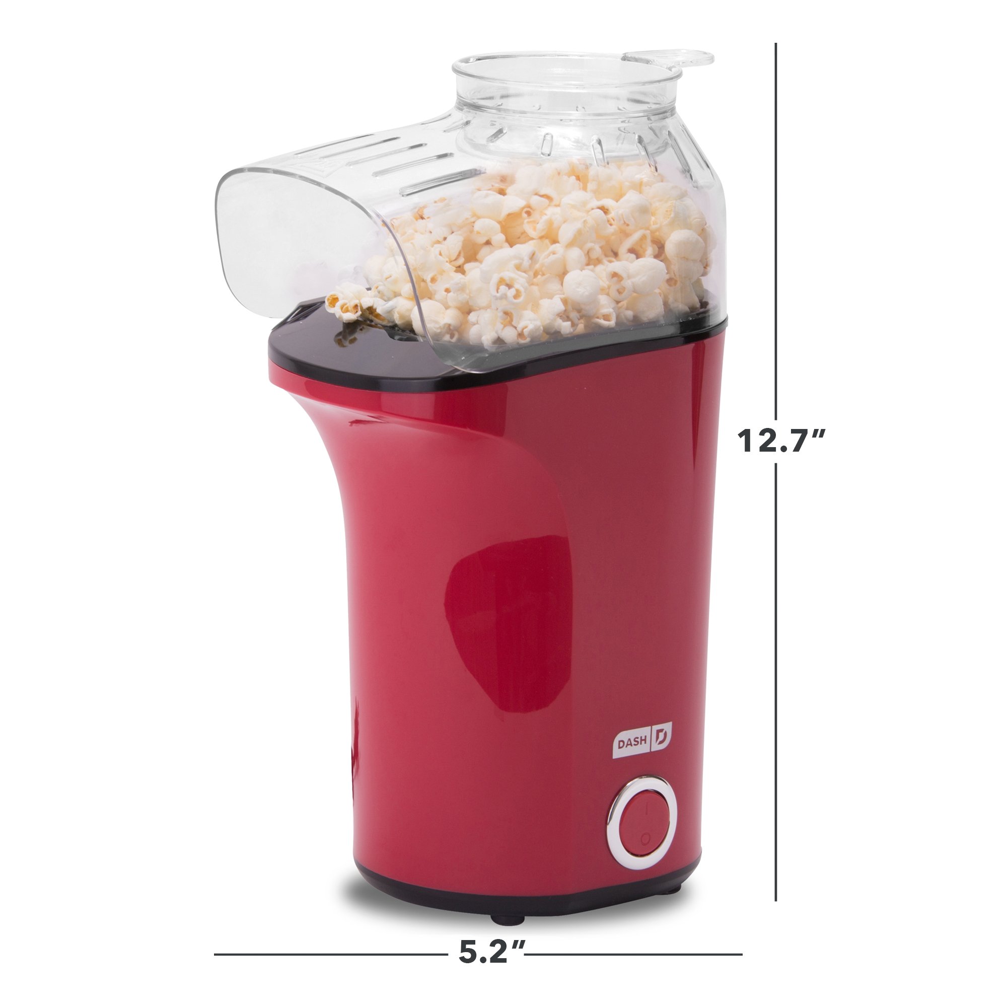 Dash DAPP150GBRD04 Dash Popcorn Machine, Red