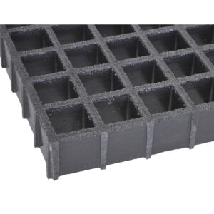 molded grating, span 8 ft.