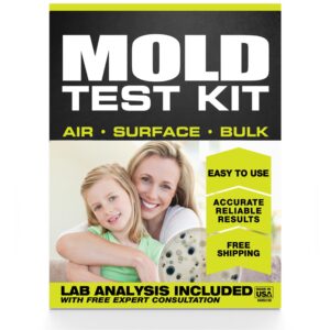 amatest - diy mold detector for home - comprehensive air and surface mold test kit with expert analysis and lab fees included - reliable detection for home environments