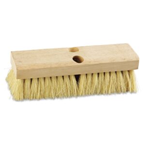 boardwalk bwk3210 10 in. brush 2 in. white tampico bristles deck brush head