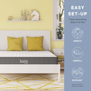 Modway Kate 6” Full Innerspring Mattress - Firm 6 Inch Full Innerspring Mattress- 10-Year Warranty