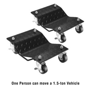 5052 Pentagon Tool | Premium 2-Pack | Car Tire Dolly - Tire Skates