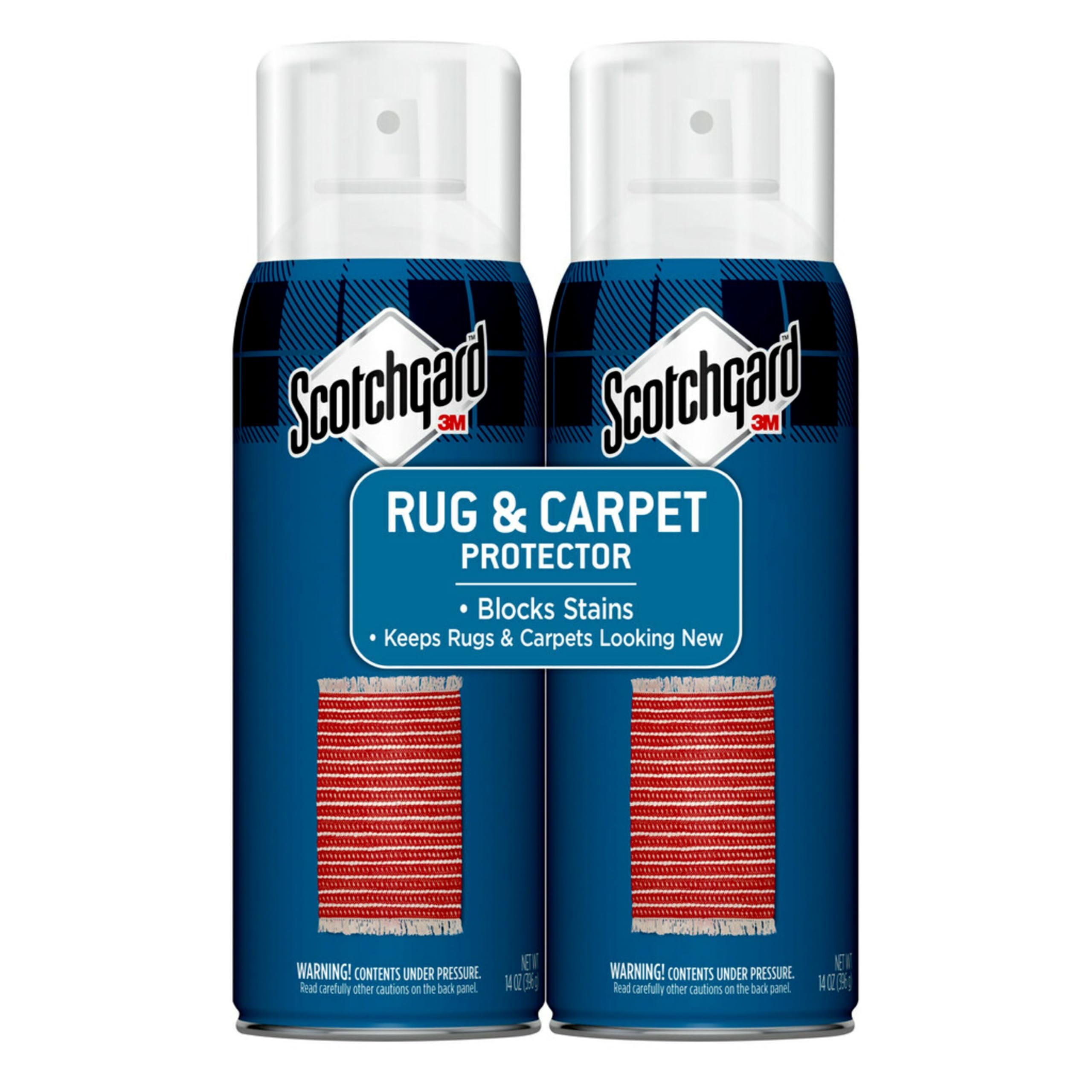 Scotchgard Rug & Carpet Protector, Carpet & Rug Protector Blocks Stains, Fabric Protector Makes Cleanup of Stains Easy, Two 14 oz cans