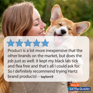 Hartz UltraGuard Dual Action Topical Flea & Tick Treatment for Dogs and Puppies - 61-150lbs, 3 Monthly Treatments