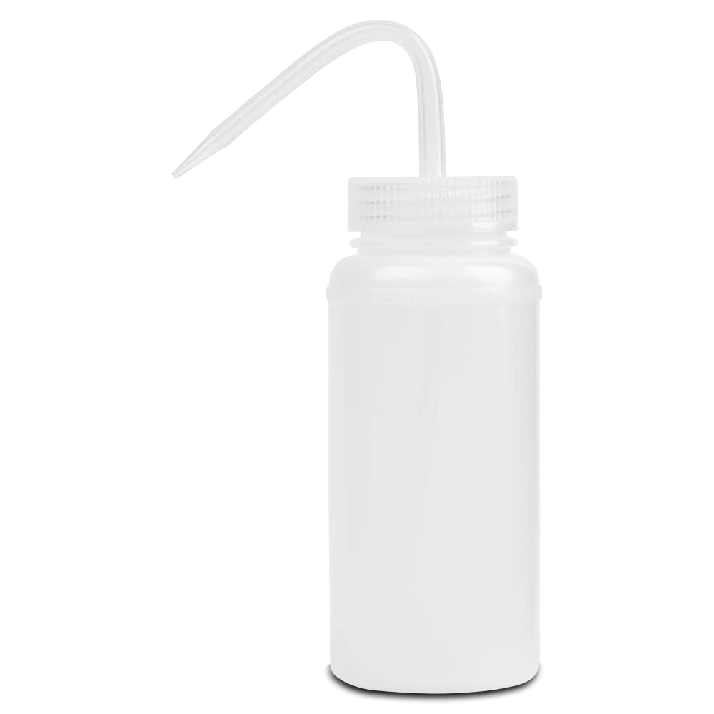 Karter Scientific 250ml Wash Bottle, Wide Mouth, LDPE, 230S3 (Pack of 3)