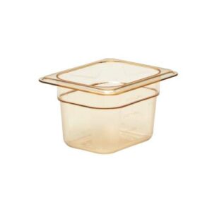 cambro 84hp150 food pan 1/8 x 4" h-pan amber case of 6