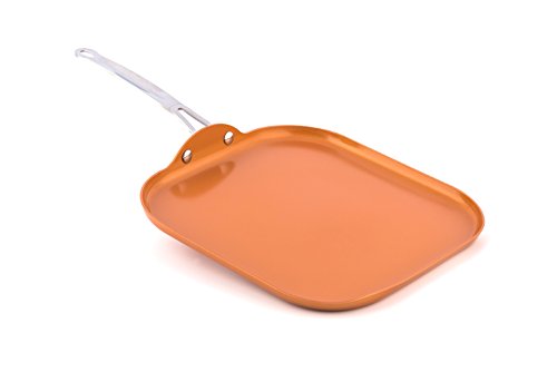 MasterPan Copper tone 11-inch Ceramic Non-stick Griddle pan